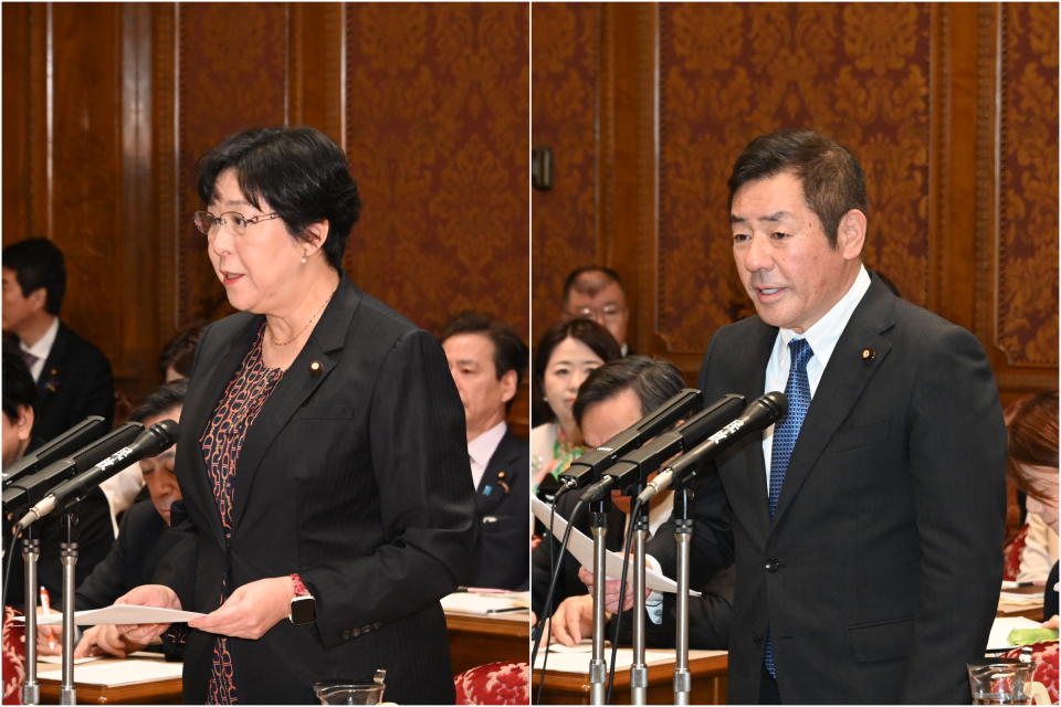 【参院予算委】「ホルムズ海峡の安全確保と物資供給に万全を」田名部幹事長、勝部議員 - 立憲民主党